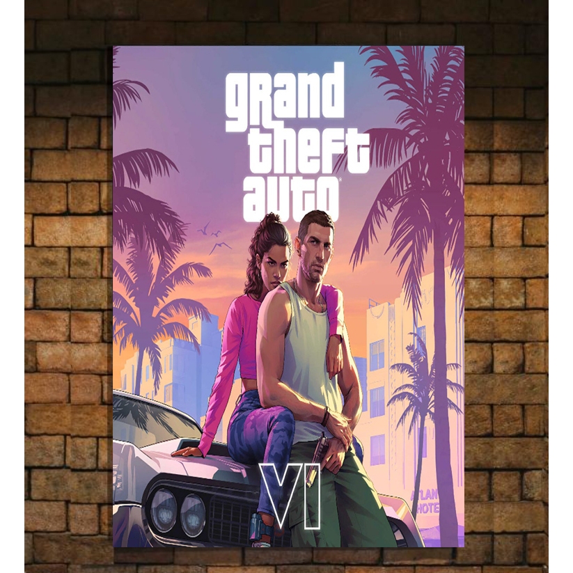 Jual Poster Game - GTA 6 - Grand Theft Auto 6 Untuk Rental PS ukuran ...