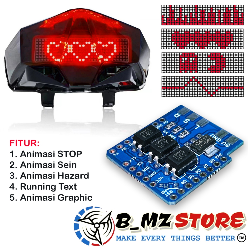 Jual Stop Lamp Wemos D1 Shiled - Stoplamp Wemos ESP8266 Wifi Shiled ...