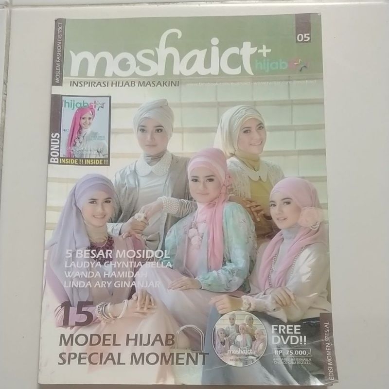 Jual MAJALAH MOSHAICHT+HIJAB EDISI MOMEN SPESIAL | Shopee Indonesia