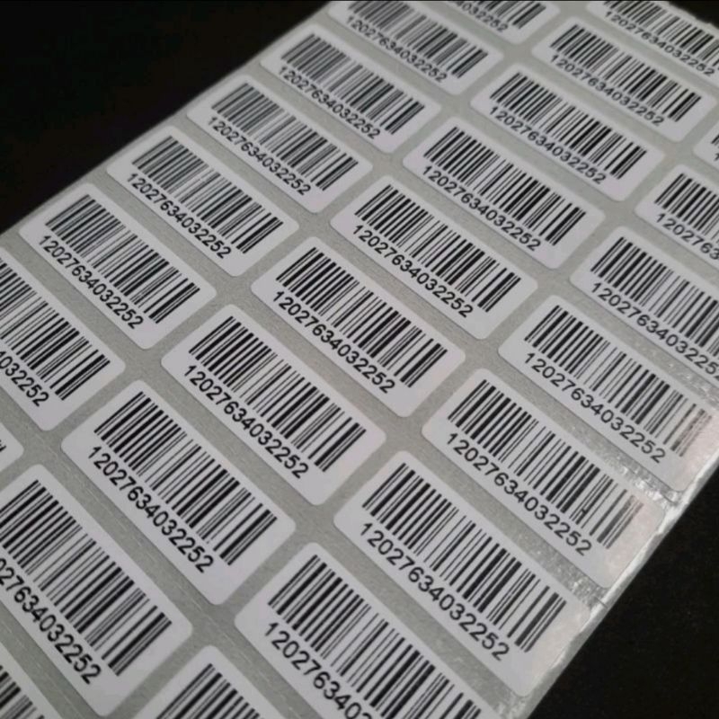 Jual Cetak Label Barcode QR Code Yupo Anti Air 33x15 mm | Shopee Indonesia