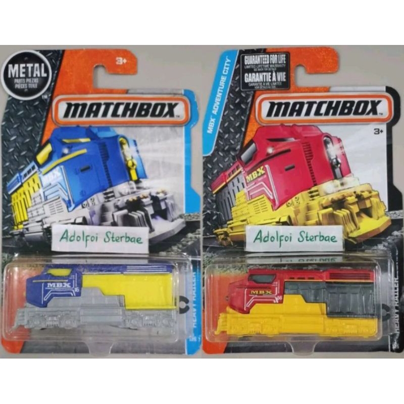 Jual matchbox heavy railer kereta loco mbx adventure city 06 16 pengait ...