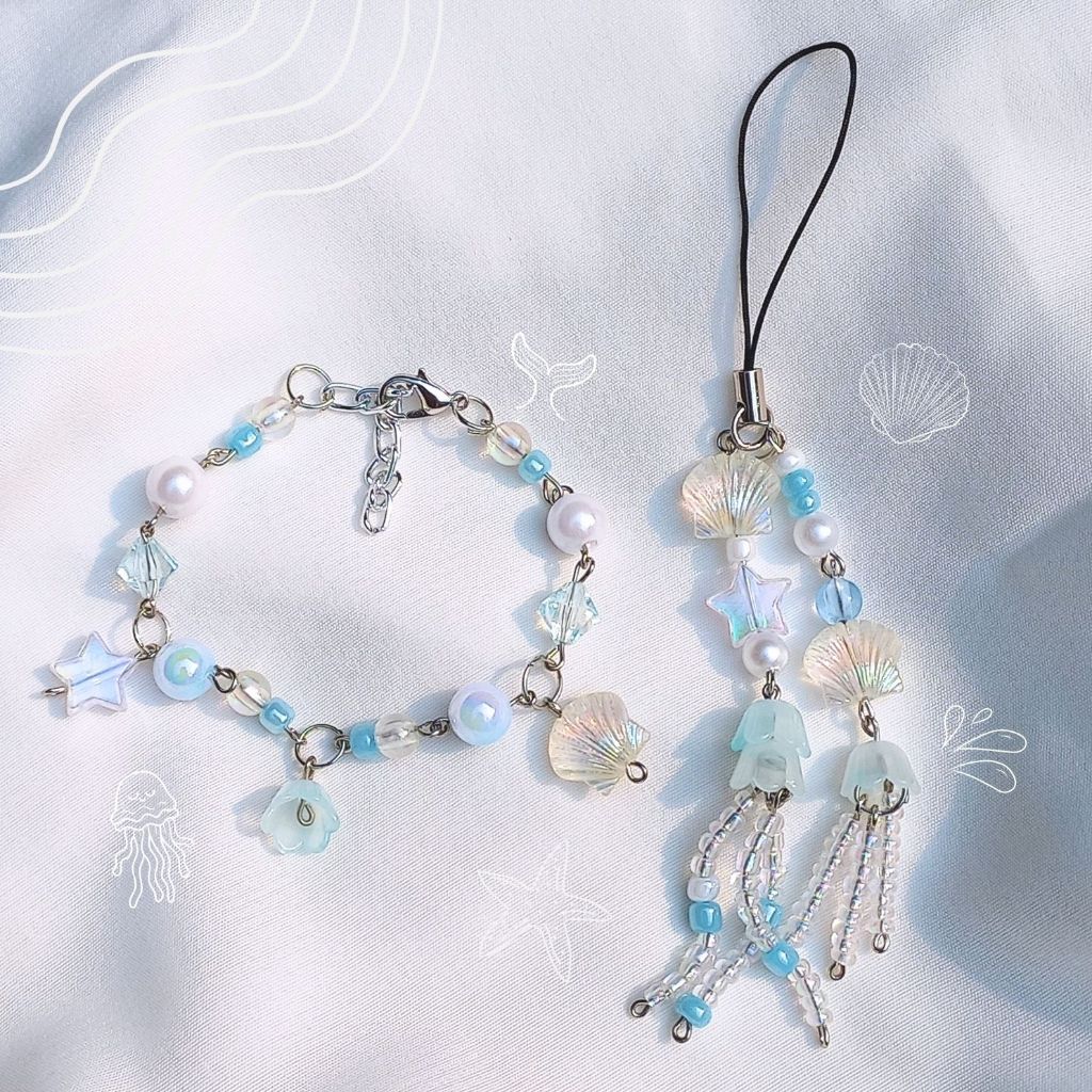 Jual PHONE CHARM | Jellyfish Ubur-Ubur (Blue Ocean Series) | BAG PIN ...