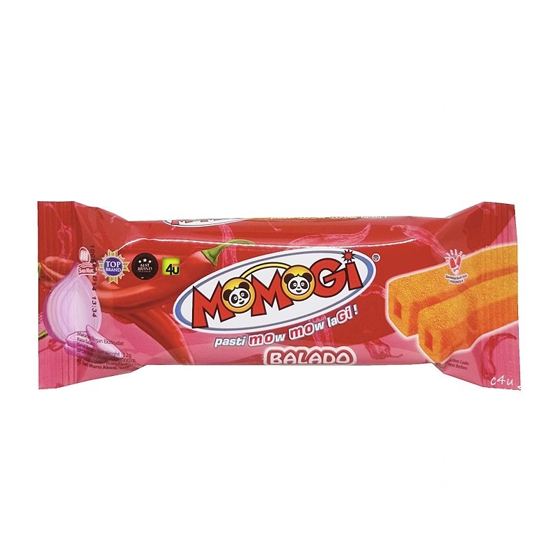 Jual MOMOGI 1 BOX ISI 10 PCS / 12 GRAM / MOMOGI STICK SNACK EXTRUDAT ...