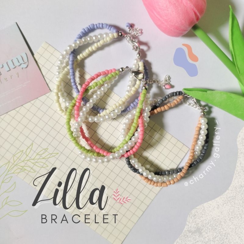 Jual Zilla bracelet - charmy gallery, gelang manik manik, gelang spiral, aesthetic bracelet ...