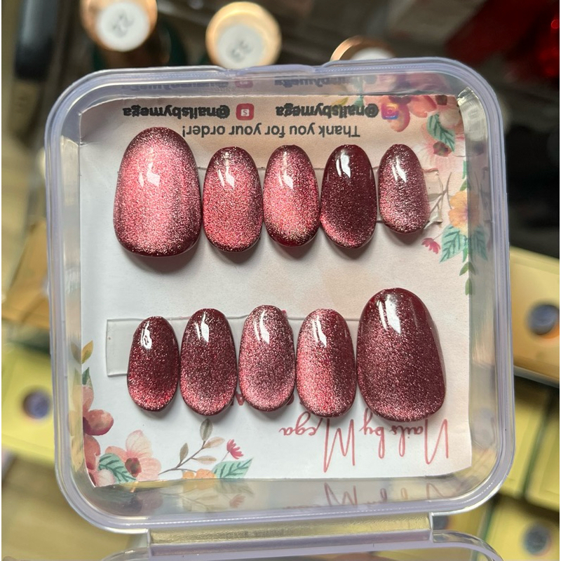 Jual RM rose maroon cat eye nlsm | Shopee Indonesia