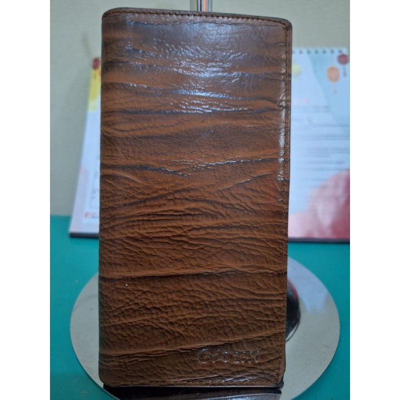 Jual Dompet branded panjanggio 2000 Kulit asli Warna coklat muda ...
