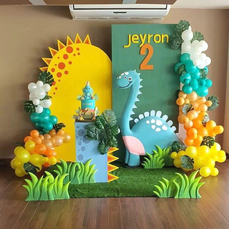Jual BACKDROP STYROFOAM 2 LAYER TANPA BALON, DINO, MEJA TABUNG, RUMPUT ...