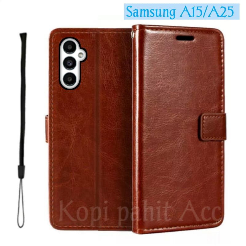 Jual Case Untuk Hp Samsung Galaxy A15 A25 Flip Cover Wallet Sarung Hp ...