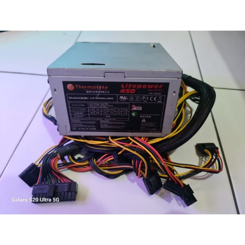 Jual PSU Power Supply Thermaltake 450W | Shopee Indonesia