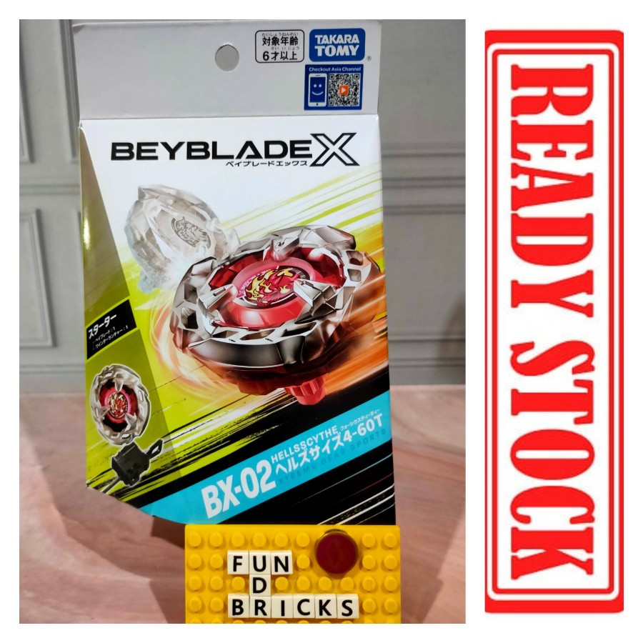 Jual Takara Tomy Beyblade X Starter BX-02 Hellscythe | Shopee Indonesia
