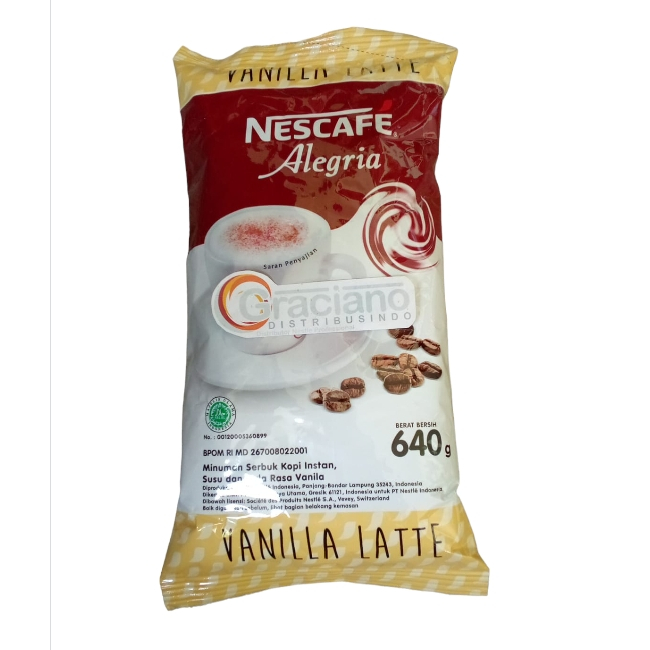 Jual Nescafe Vanilla Latte 640gr Nestle Professional | Shopee Indonesia