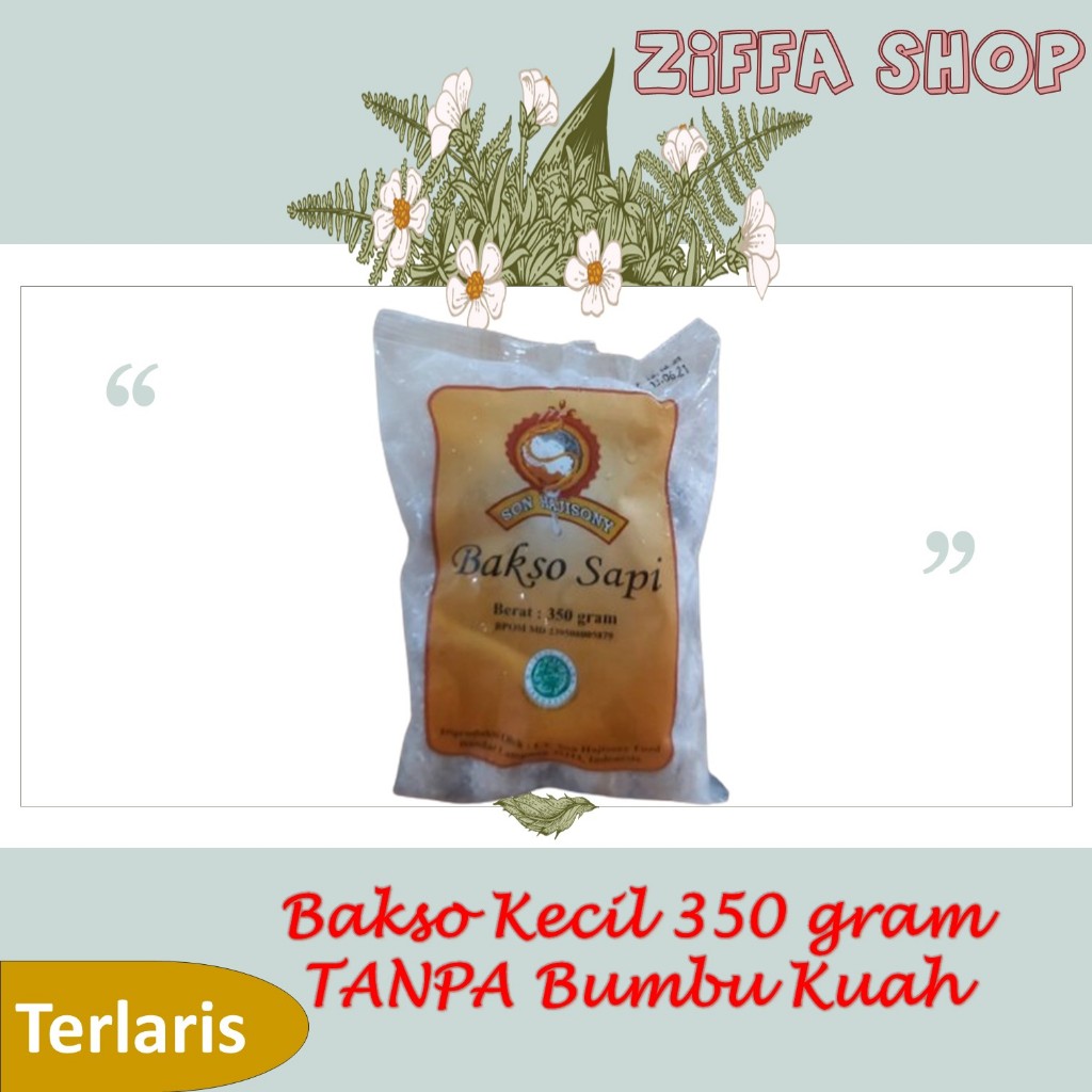 Jual Bakso Sony Kecil 35 butir TANPA BUMBU Baso Soni Son Haji Lampung ...