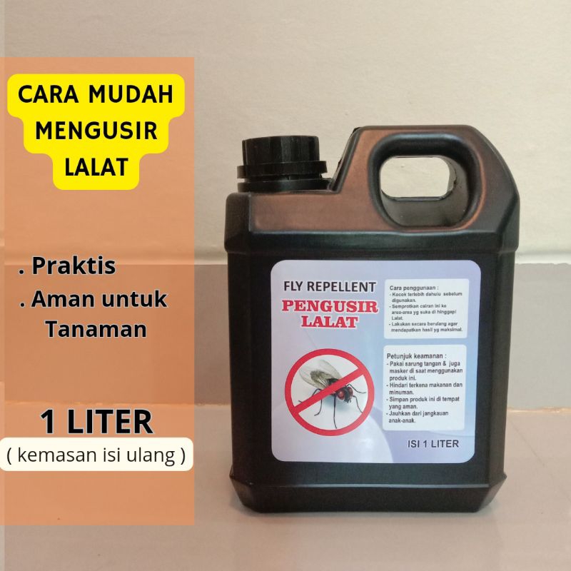 Jual Isi Ulang Cairan Pengusir Lalat / Anti Lalat Isi 1 Liter | Shopee ...