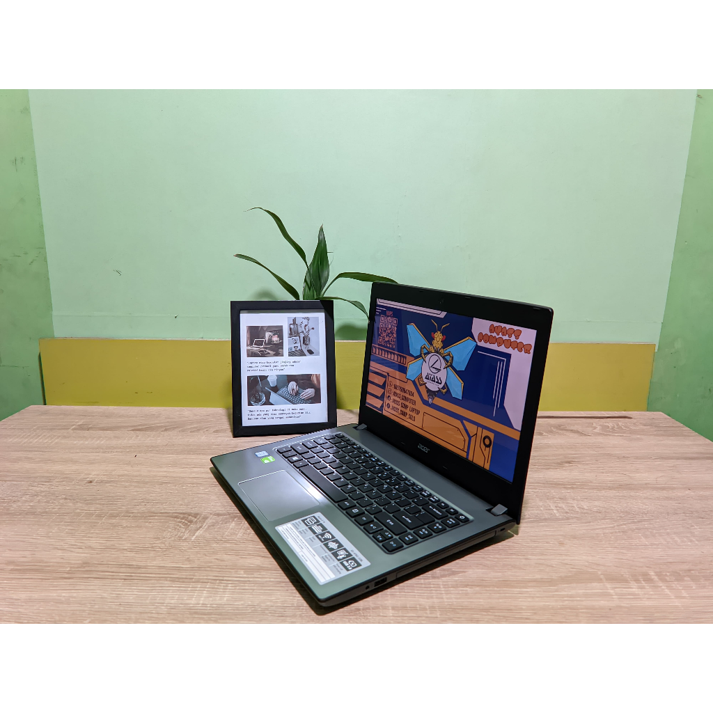 Jual ACER ASPIRE E 14 E5-476G-32BL Intel Core i3-8130U Ram 8GB DDR4 SSD ...