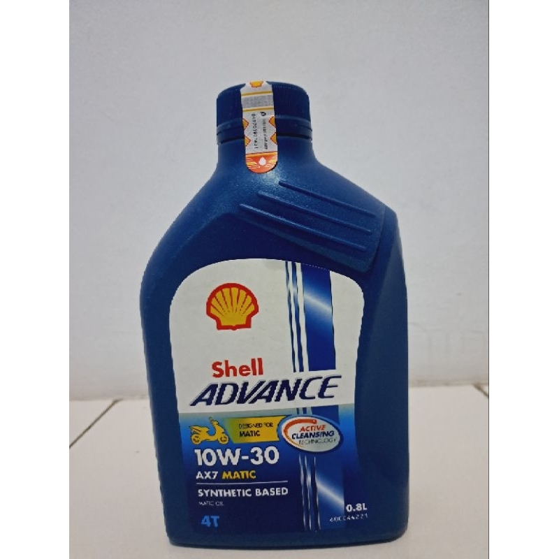 Jual OIL SHELL ADVANCE 10W-30 0.8L / OLI SHELL ADVANCE MATIC 10W-30 0 ...