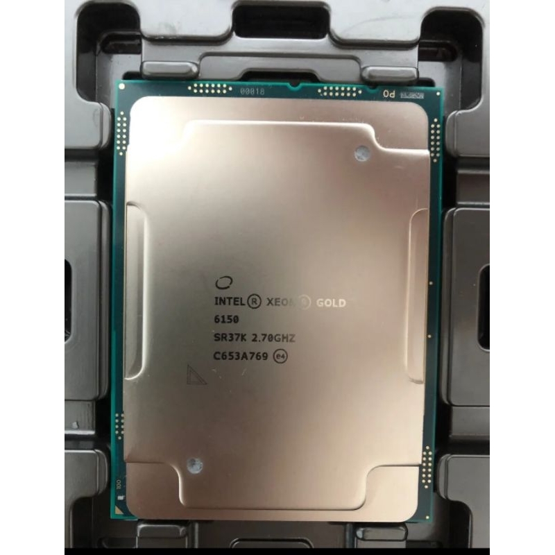 Jual SR37K INTEL XEON GOLD 6150 CPU 18CORE 36THREAD 2.7GHZ 24.75MB ...