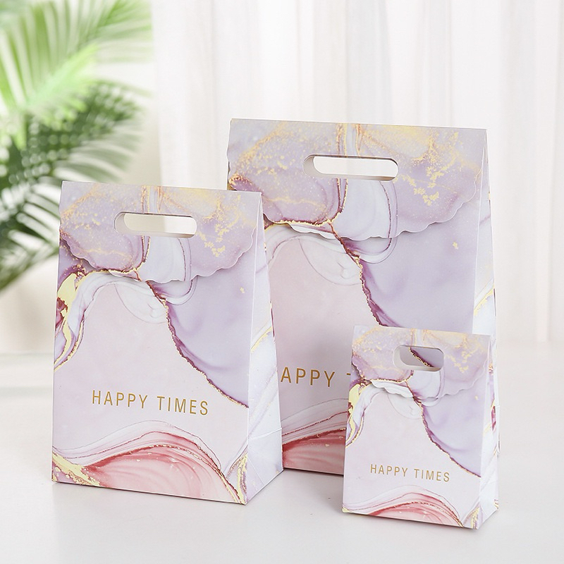 Jual Delunashop DL1169S Paper Bag motif ada tutup Paper Bag bunga tas ...