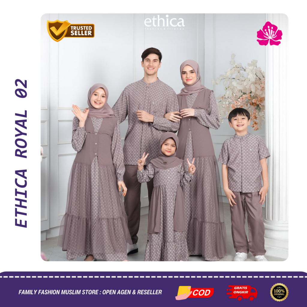Jual ETHICA ROYAL 02 VIOLA TAUPE SARIMBIT KELUARGA RAYYA SERIES 2024 ONE SET | Shopee Indonesia