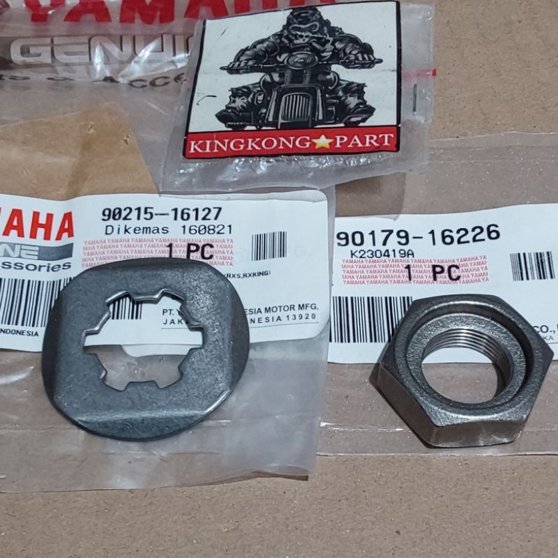 Jual washer lock dan Mur gir gear depan rx king original 90179-16226 ...