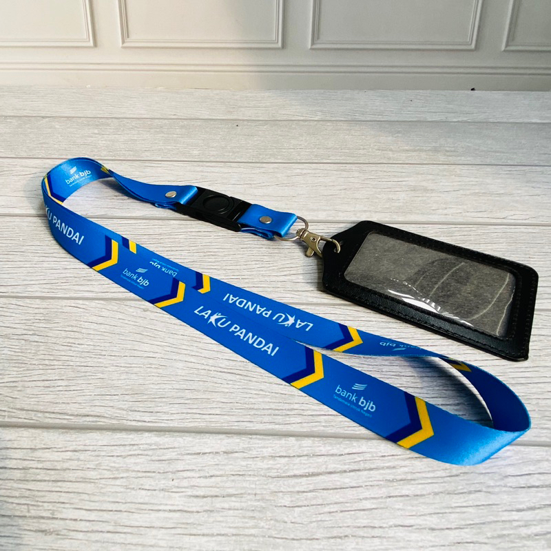 Jual LANYARD BANK BJB SATU SET HOLDER | LANYARD | Shopee Indonesia