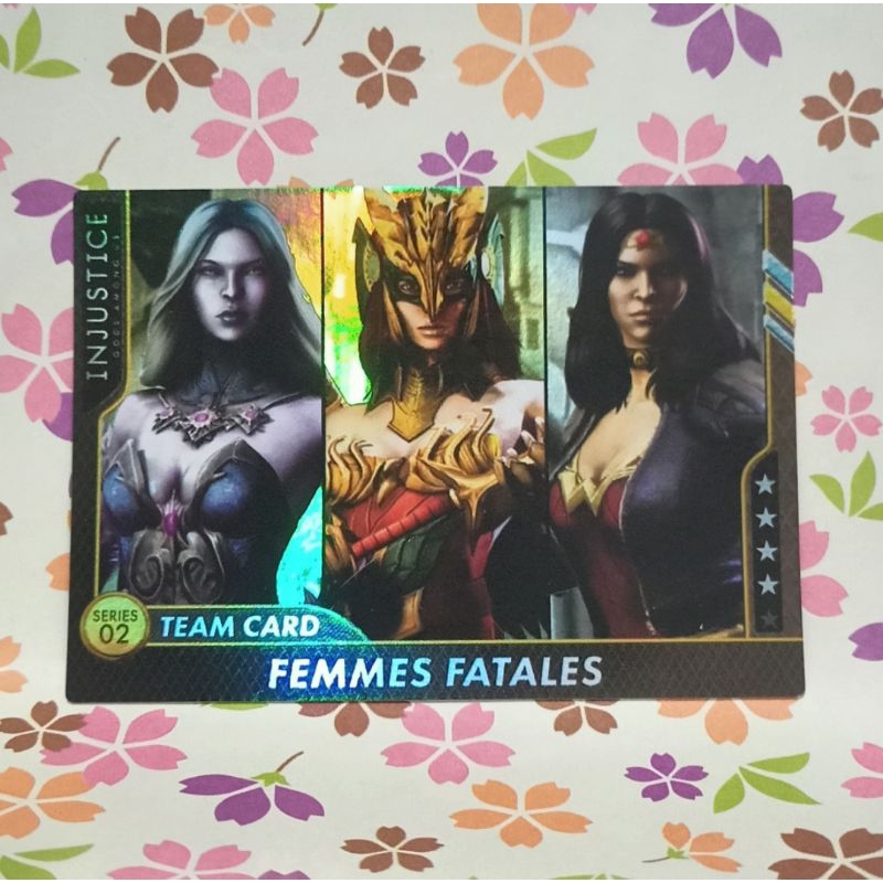 Jual injustice platinum card team card FEMMES FATALES no.105 | Shopee ...