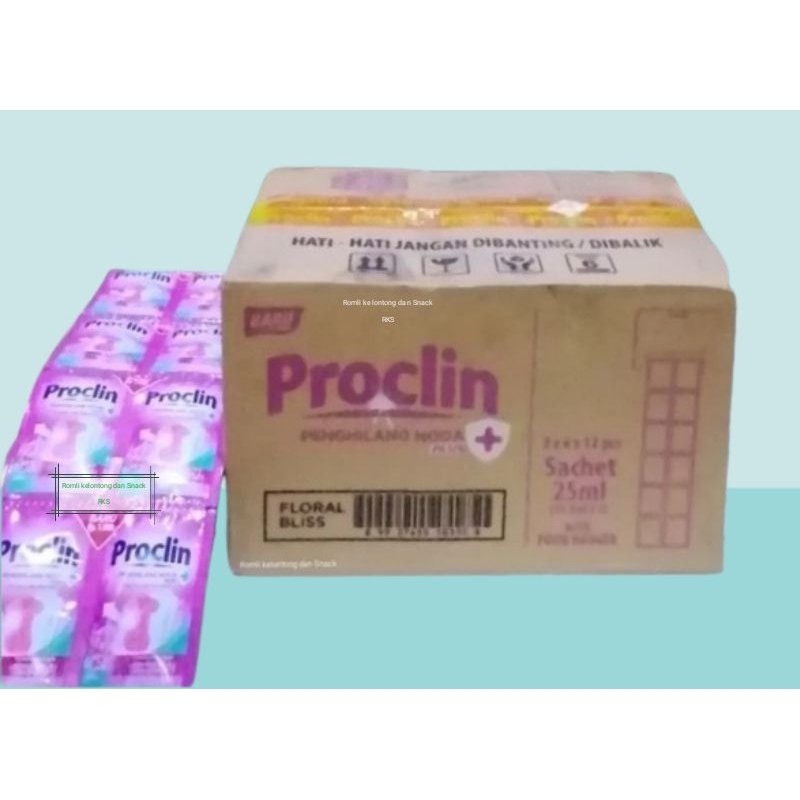 Jual Proclin Pink Penghilang Noda Plus Sachet 1 Dus / Karton isi 6 pak ...