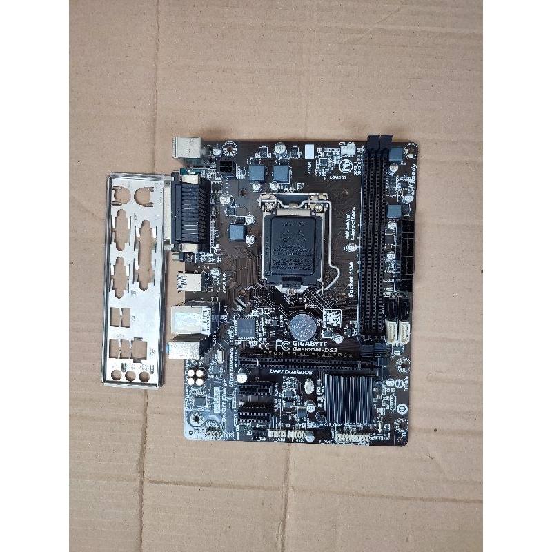 Jual motherboard mobo gigabyte H81M-DS2 soket 1150 | Shopee Indonesia