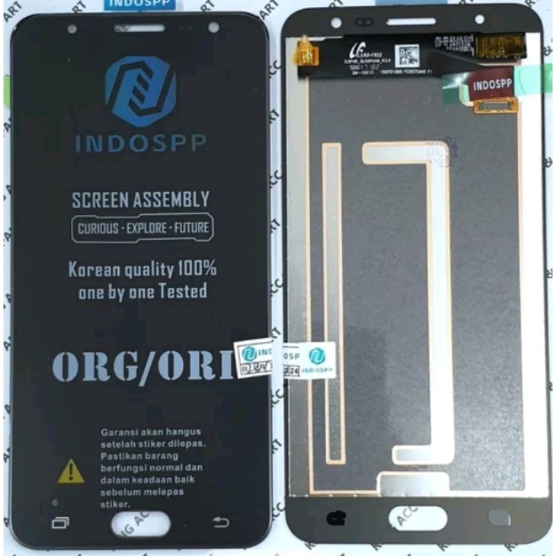 Jual LCD TOUCHSCREEN SAMSUNG GALAXY J7 PRIME G610 INDOSPP TIPIS PRESISI ...