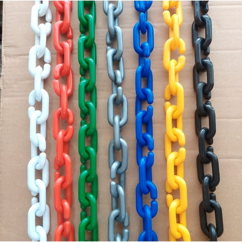 Jual Rantai Plastik Besar 12 mm Rantai Talang Antrian Distro Baju ...