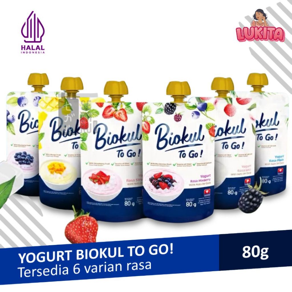 Jual BIOKUL Yogurt To Go | Yoghurt Squeeze 80 gram Minuman Susu ...