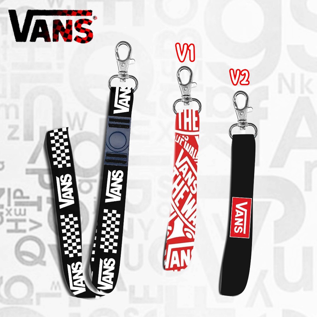 Jual [STRAP] LANYARD Vans Gantungan Kunci, Handphone, ID Card | Shopee Indonesia
