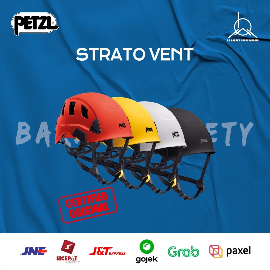 Jual PETZL STRATO VENT Safety Helmet for Professional Industrial Work ...