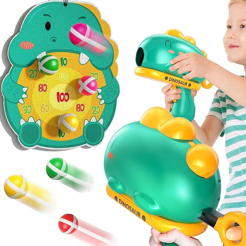 Jual Mainan Panah Target Bola Lengket Mainan Dinosaurus Pistol Tembak ...