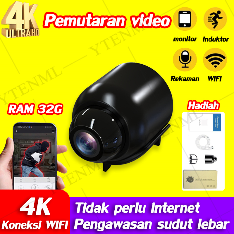 Jual 【Sudut Lebar】Pemantauan real-time peringatan gerakan objek Mini ...