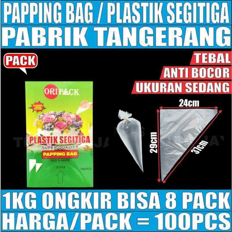 Jual Plastik Segitiga Papping Pipping Bag Corong Hiasan Kue Per Pack ...