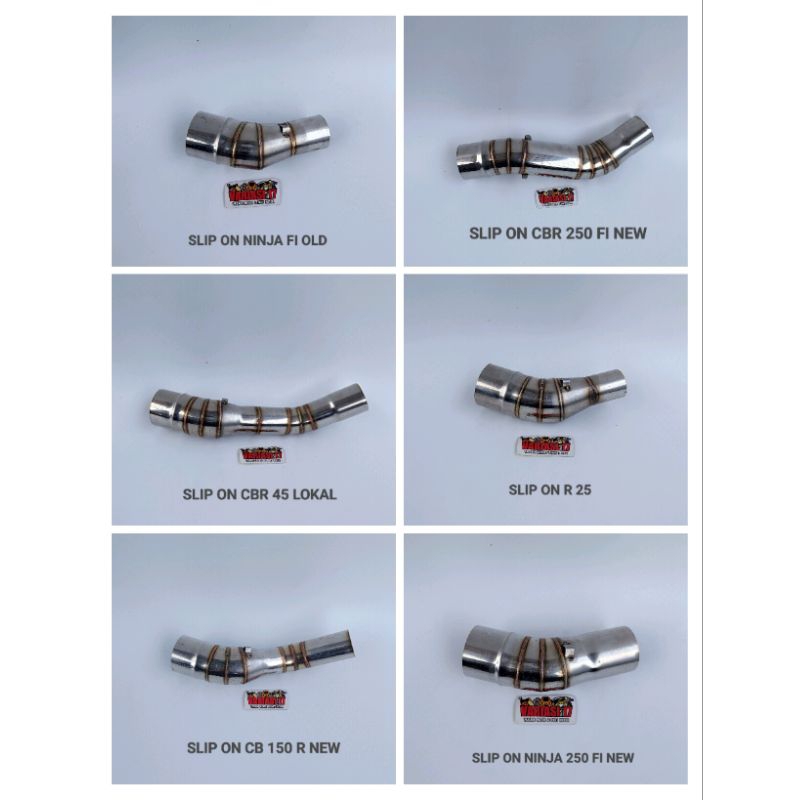 Jual SLIP ON SAMBUNGAN KNALPOT CBR 250 RR NEW NINJA FI OLD R 25 CBR K45 ...