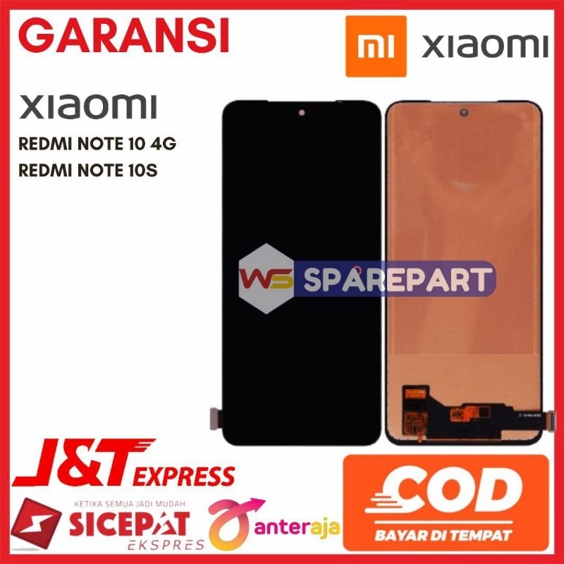 Jual LCD XIAOMI REDMI NOTE 10 4G - REDMI NOTE 10S - ORIGINAL FULLSET ...