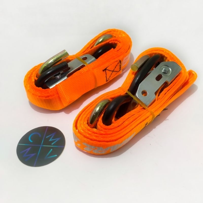 Jual TALI TIE DOWN STRAP PENGIKAT MOTOR TRAIL / BARANG / ratchet tie ...