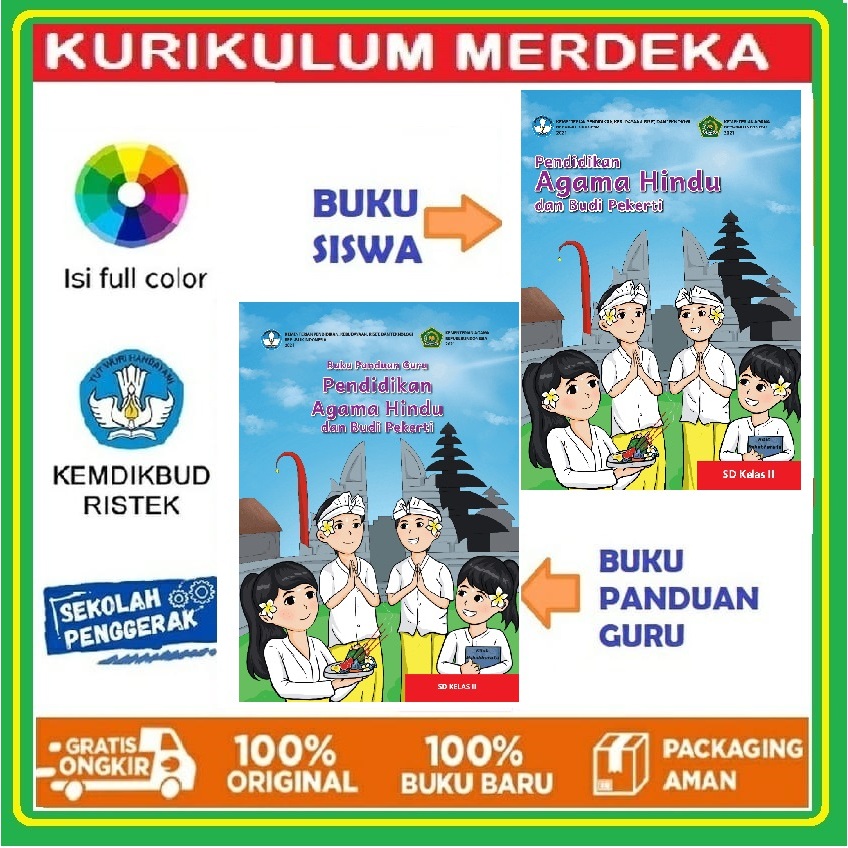 Jual Buku Pendidikan Agama Hindu dan Budi Pekerti SD Kelas 2 Kurikulum Merdeka (BUKU SISWA ...