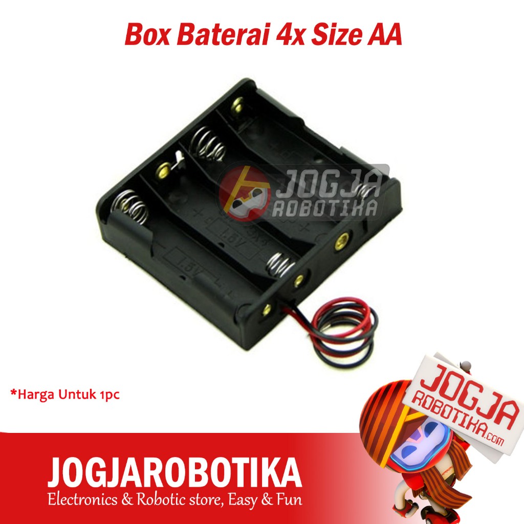 Jual BOX BATERAI 4X SIZE AA | Shopee Indonesia