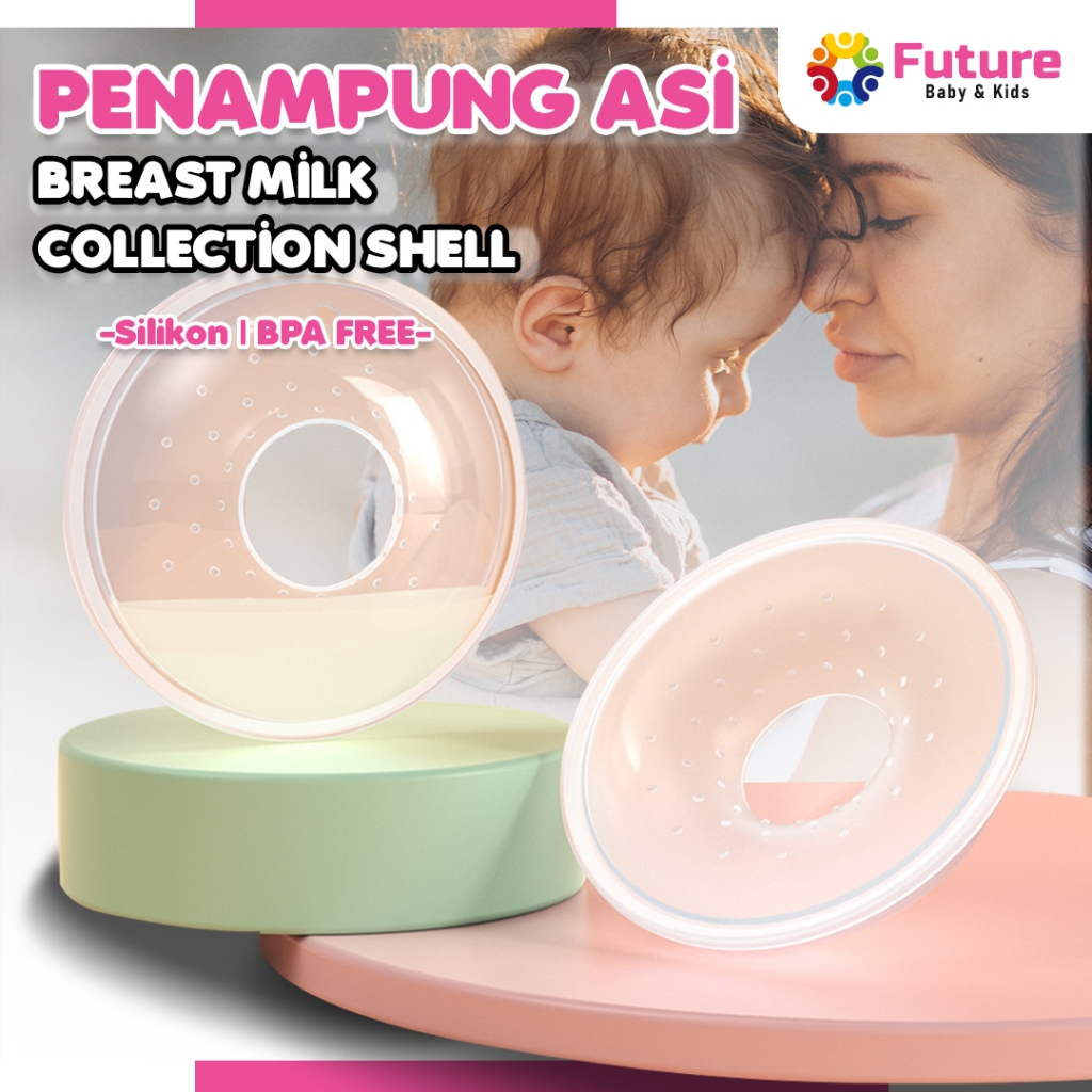 Jual Wadah Penampung Tetesan ASI Silikon Breast Milk Collection Shell ...