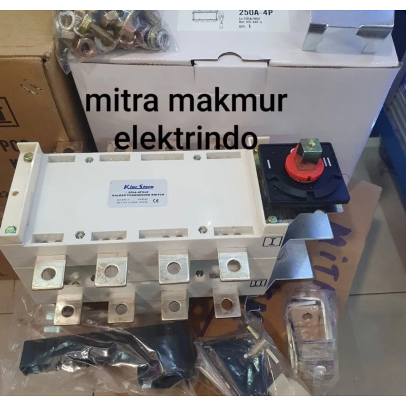 Jual cos klarstern 250A 4pole 1 0 2 / change over switch ohm saklar 250A 4P | Shopee Indonesia
