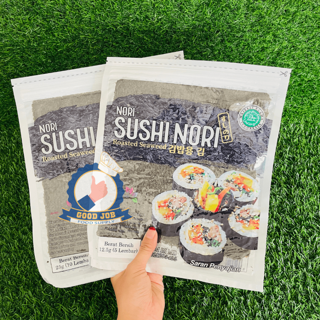 Jual JAVA SUPER FOOD Nori Sushi Gold 10 Lembar Halal | Seaweed Rumput ...