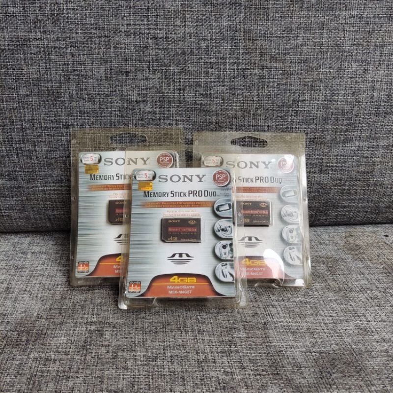 Jual Memori Stick Sony Pro Duo 4GB Memory Stick Pro Duo Original ...
