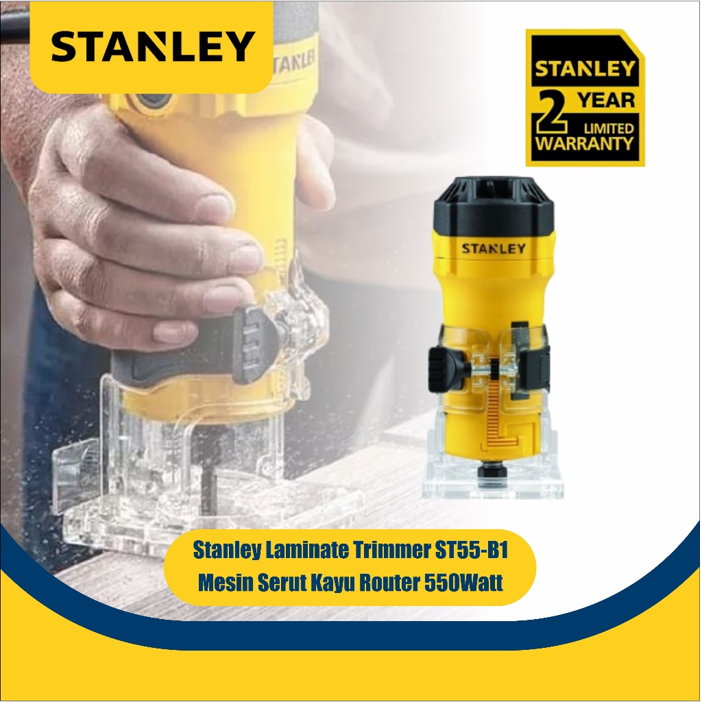 Jual Stanley Laminate Trimmer ST55-B1 / Mesin Serut Kayu Router ...
