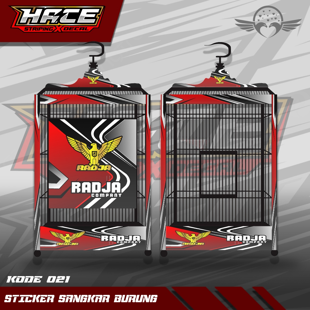Jual STICKER DECAL SANGKAR KOTAK - DECAL SANGKAR BURUNG KOTAK EBOD ...