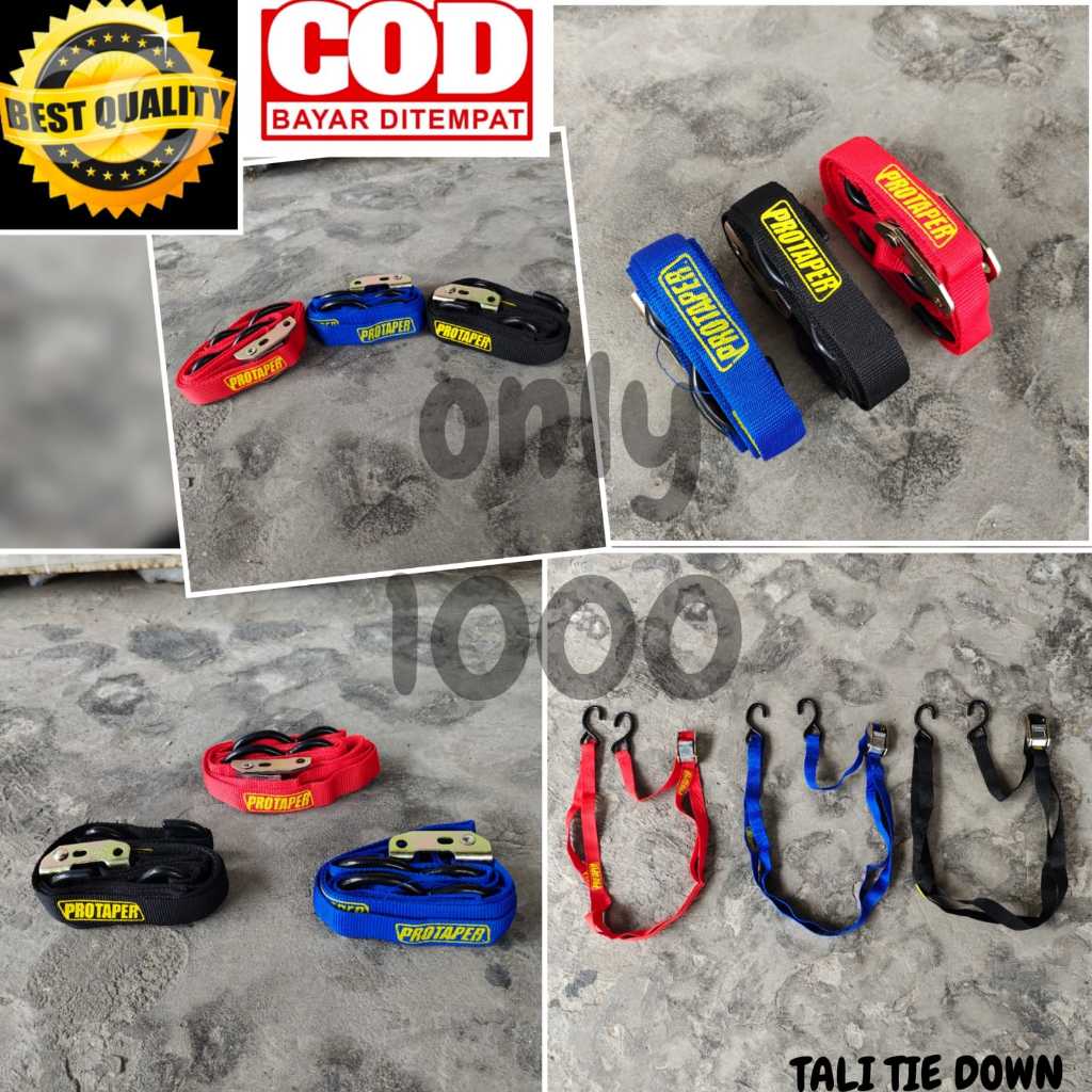 Jual TALI TIEDOWN 2.5M PENGIKAT MOTOR STRAP GASTRACK LOADING TIE DOWN ...