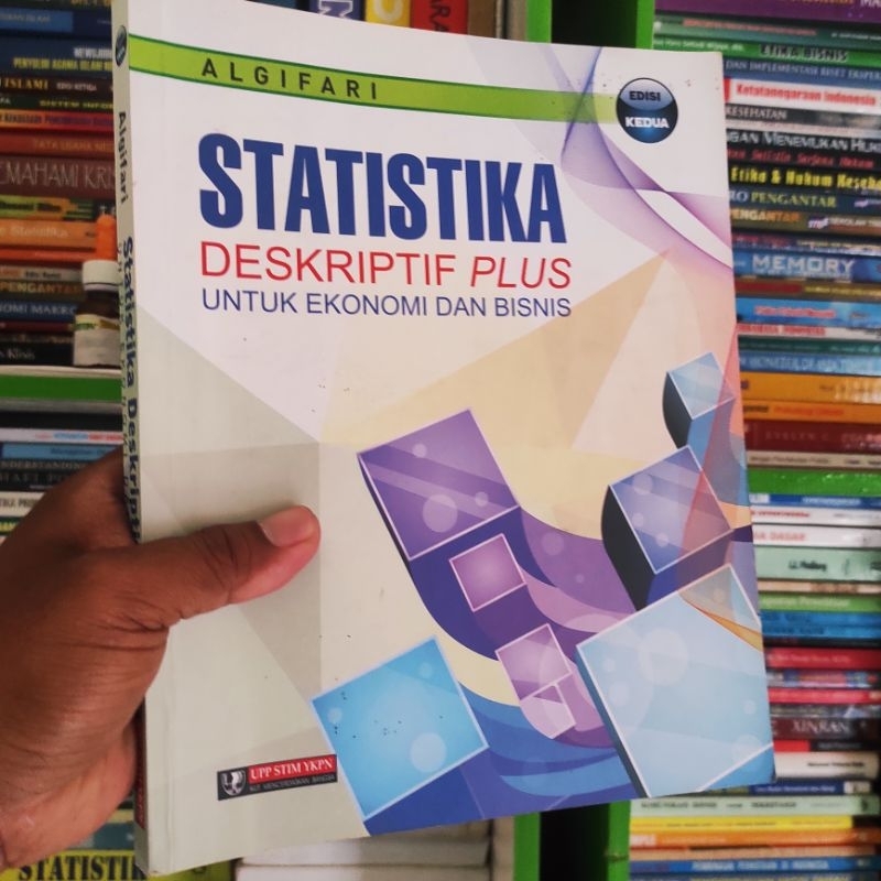 Jual (ori) buku statistika deskriptif plus untuk ekonomi dan bisnis-algifari | Shopee Indonesia