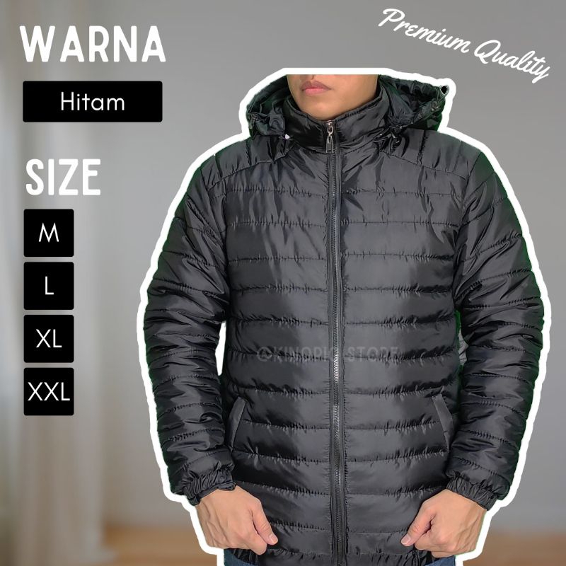 Jual JAKET PUFFER OUTDOOR PRIA TEBAL - JAKET PARASUT - JAKET GELEMBUNG - JAKET TOURING - JAKET ...