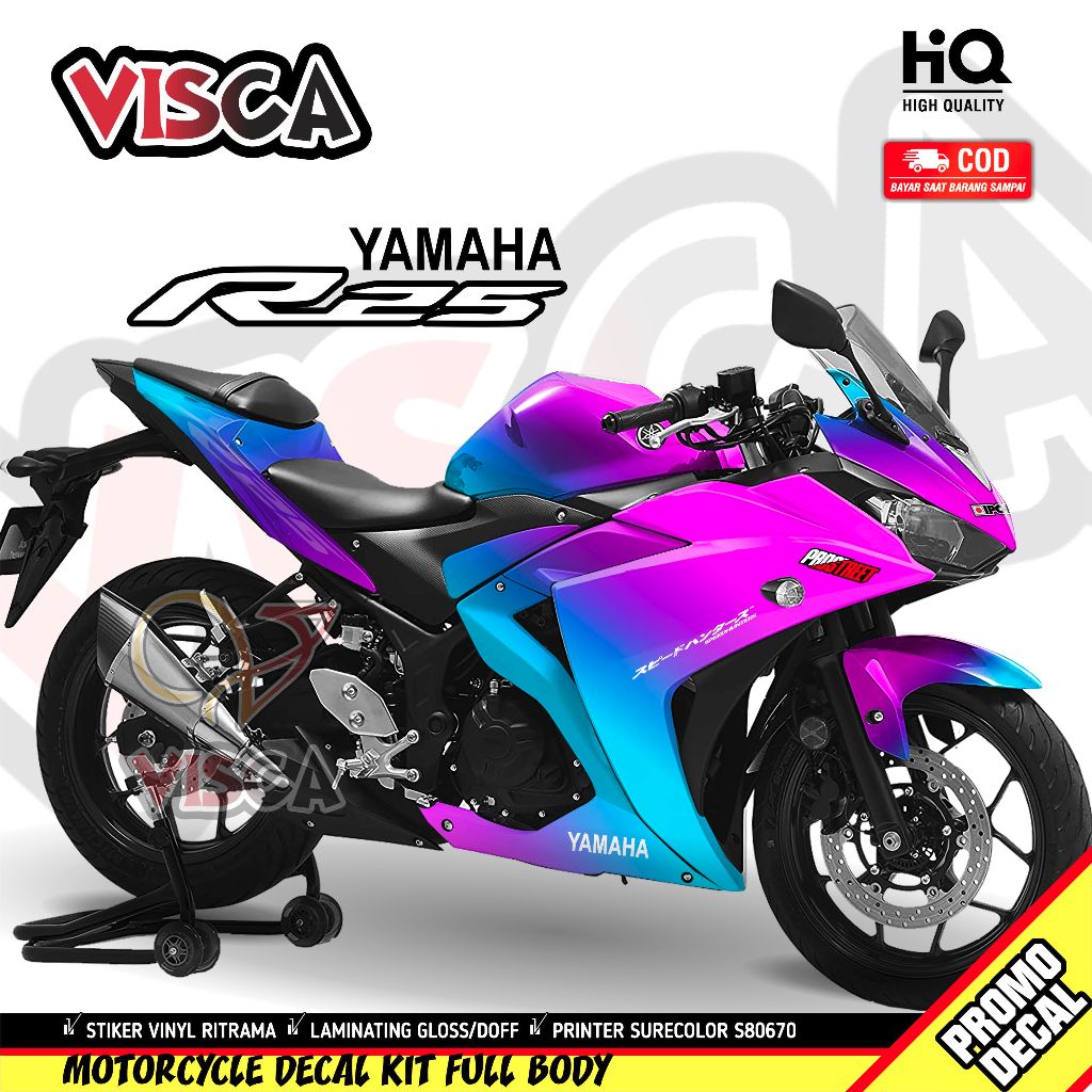 Jual Decal R25 Full Body Decal Yamaha R25 Old Stiker R25 Full Body ...